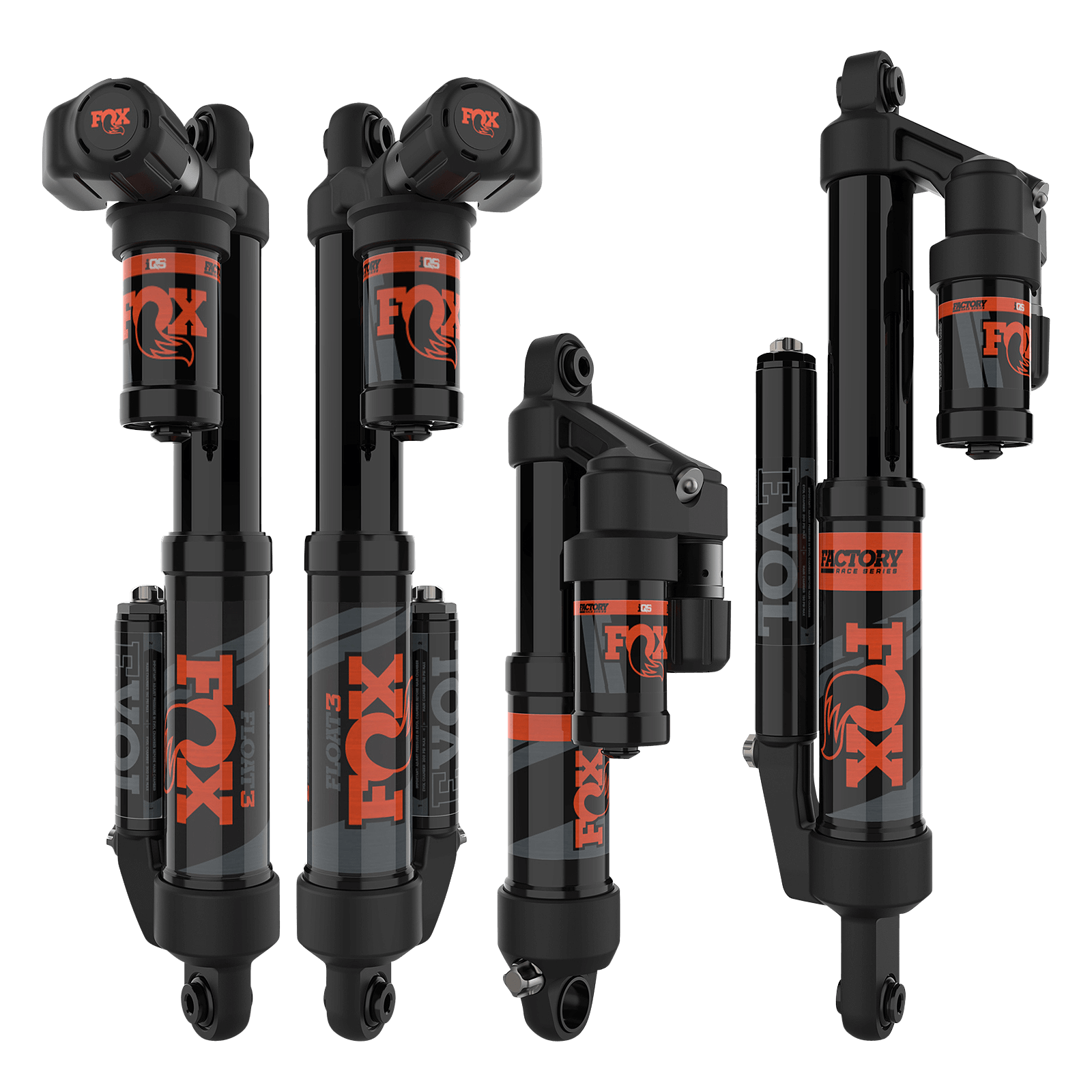 FACTORY RACE SERIES 1.5 FLOAT 3 iQS LW SHOCKS (KIT OF 4) - ADJUSTABLE ...