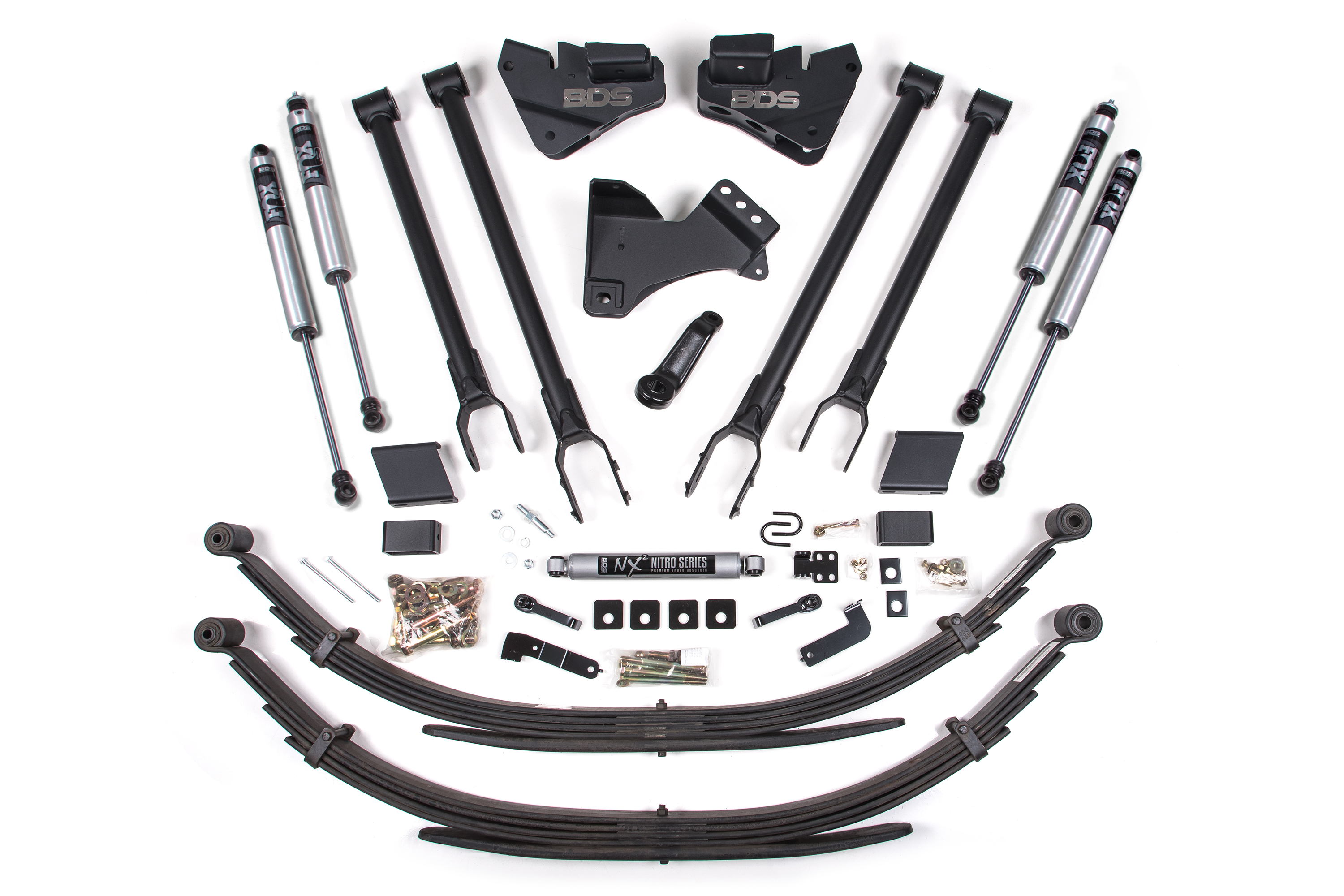 5 Inch Lift Kit w/ 4-Link | Ford F250/F350 Super Duty (20-22) 4WD | Ga ...