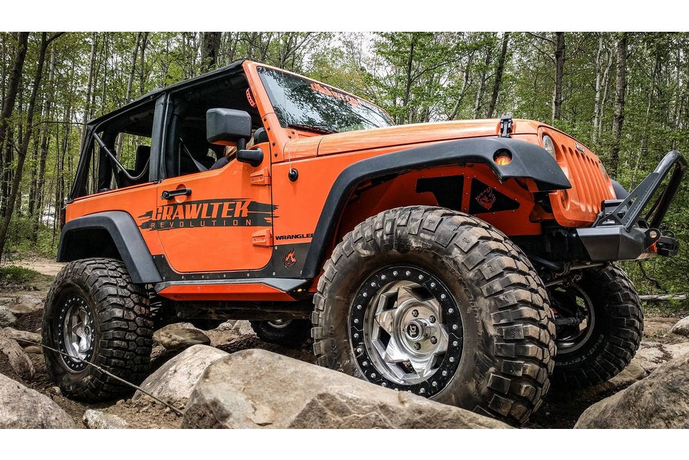 Rocker Guard | Jeep Wrangler JK 2 Door – CrawlTek Revolution
