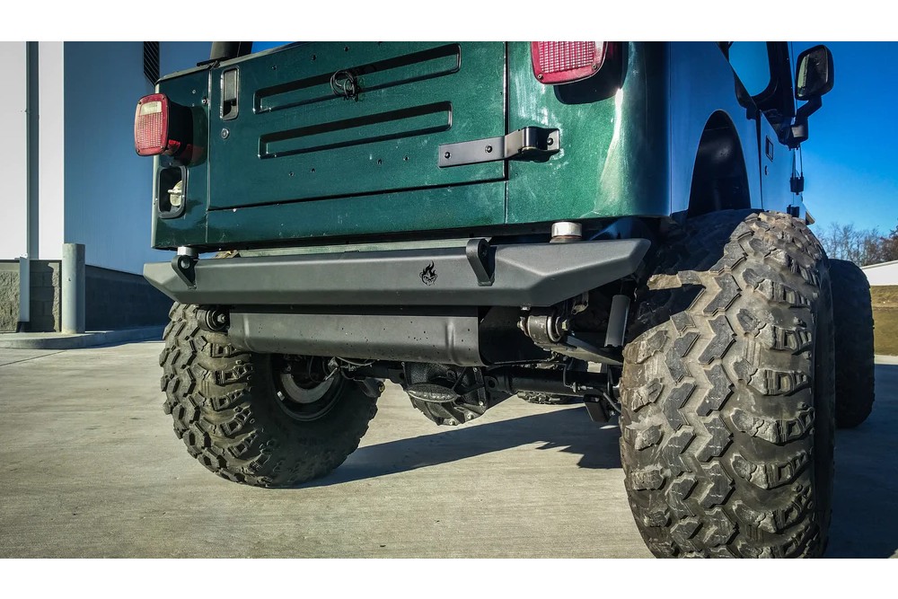 Pyro Mid-Width Rear Bumper | Jeep Wrangler CJ/YJ/TJ – JKS Manufacturing