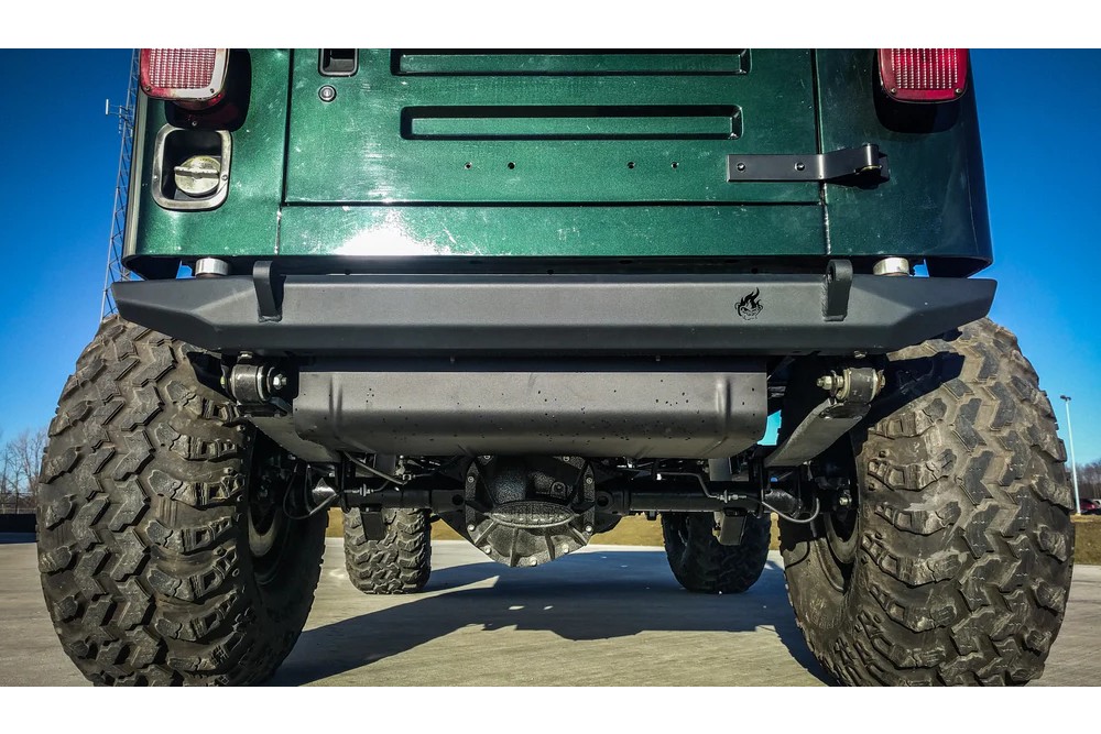 Pyro Mid-Width Rear Bumper | Jeep Wrangler CJ/YJ/TJ – CrawlTek Revolution