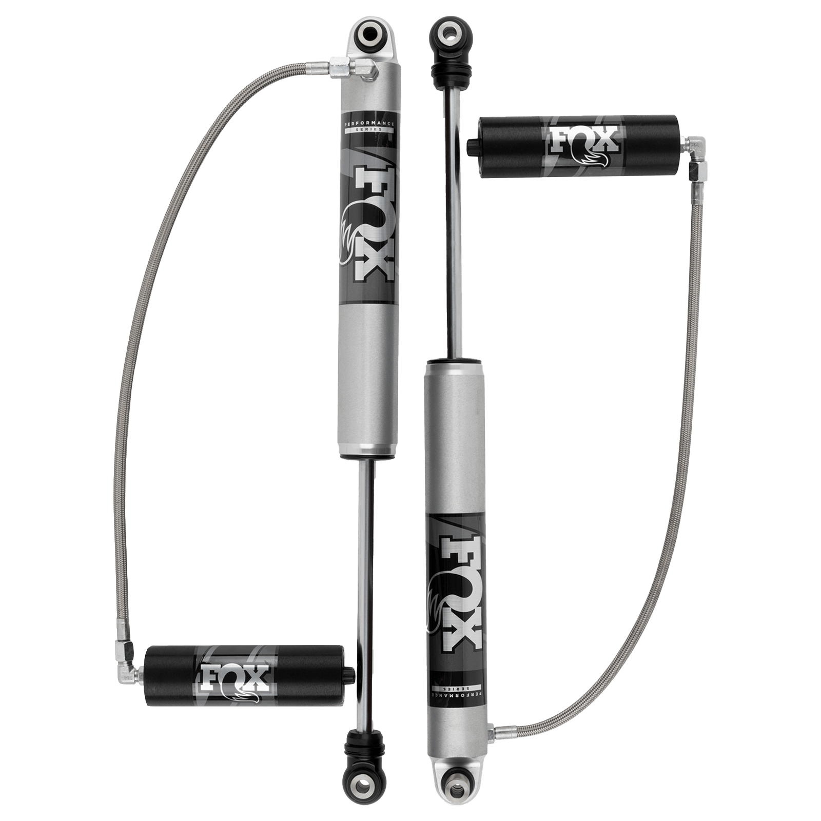 FOX 2.0 Remote Reservoir Front Shock | Performance Series | 4.5-6 Inch ...