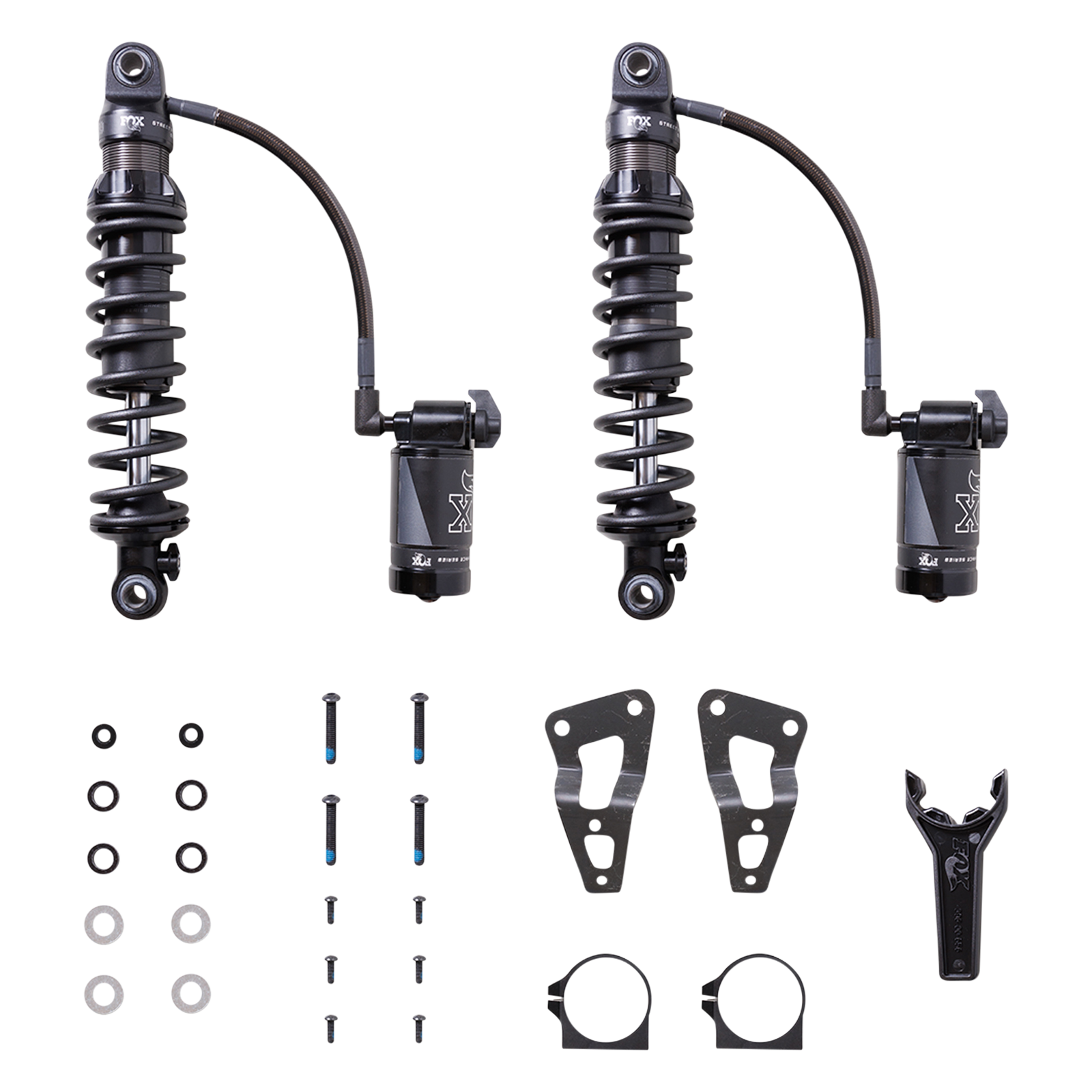 FOX QS3-QSR Remote Resi Rear Shocks for Harley Touring – RideFOX