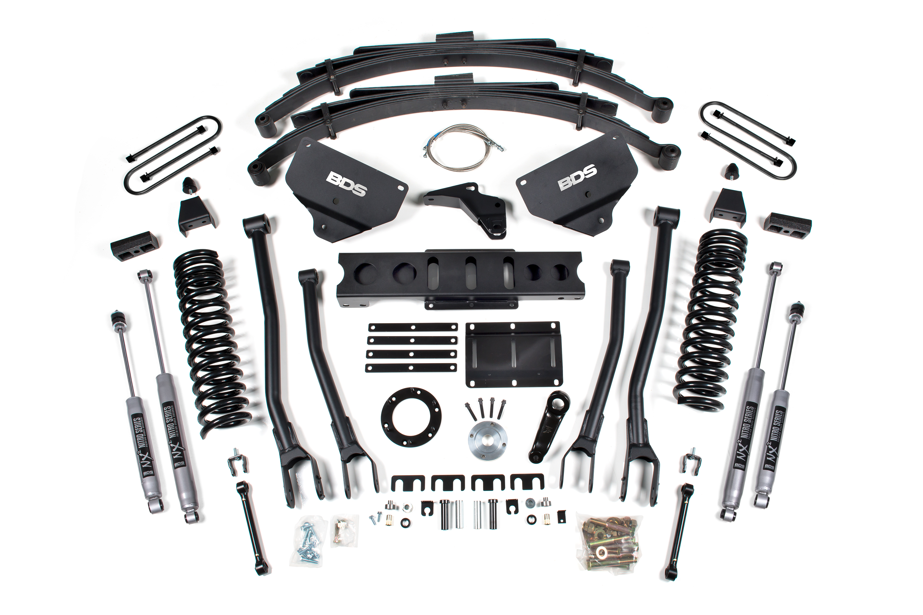 8 Inch Lift Kit w/ 4-Link | Ram 3500 (13-18) 4WD | Diesel – BDS Suspension