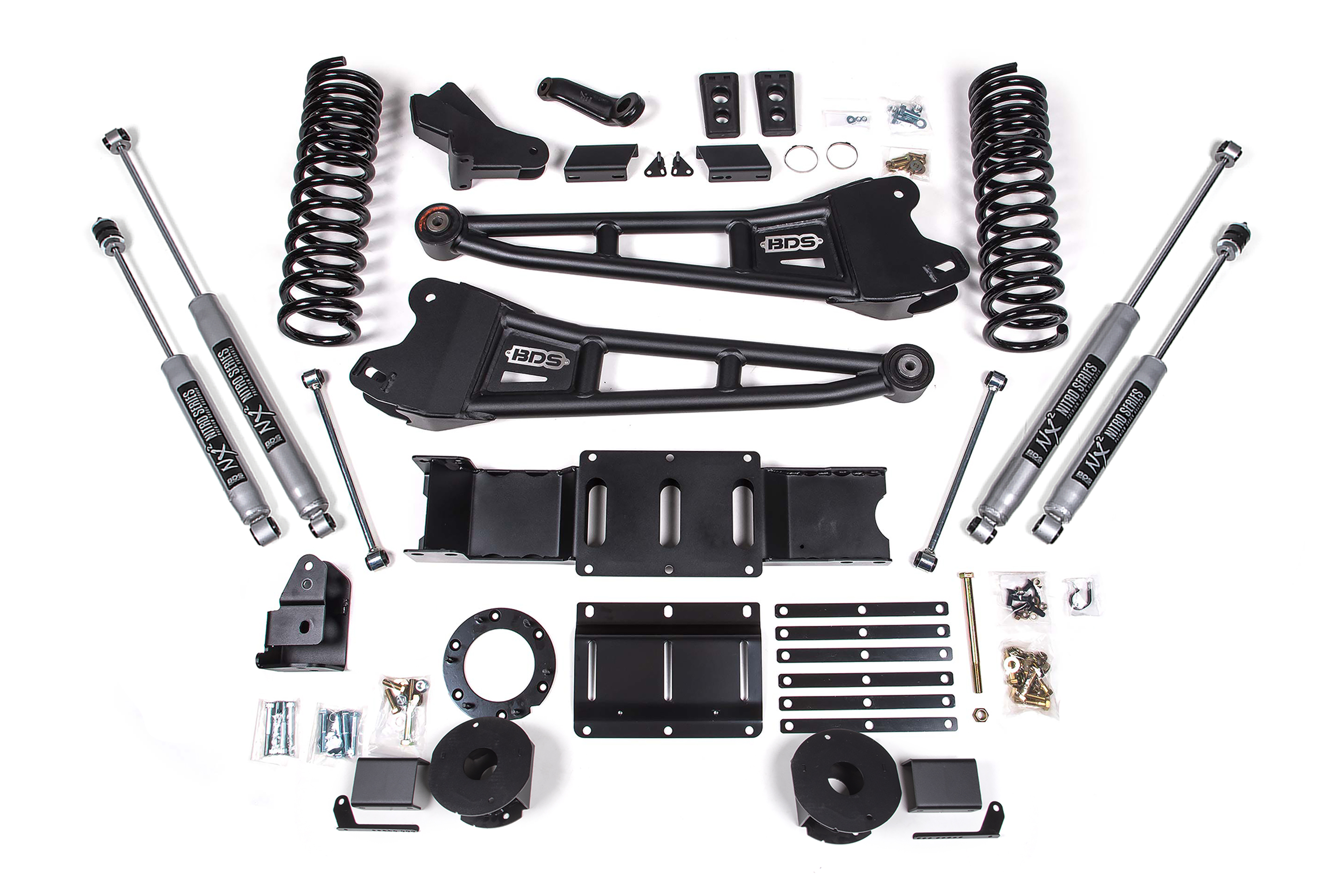 4 Inch Lift Kit w/ Radius Arm | Ram 2500 w/ Rear Air Ride (19-24) 4WD ...