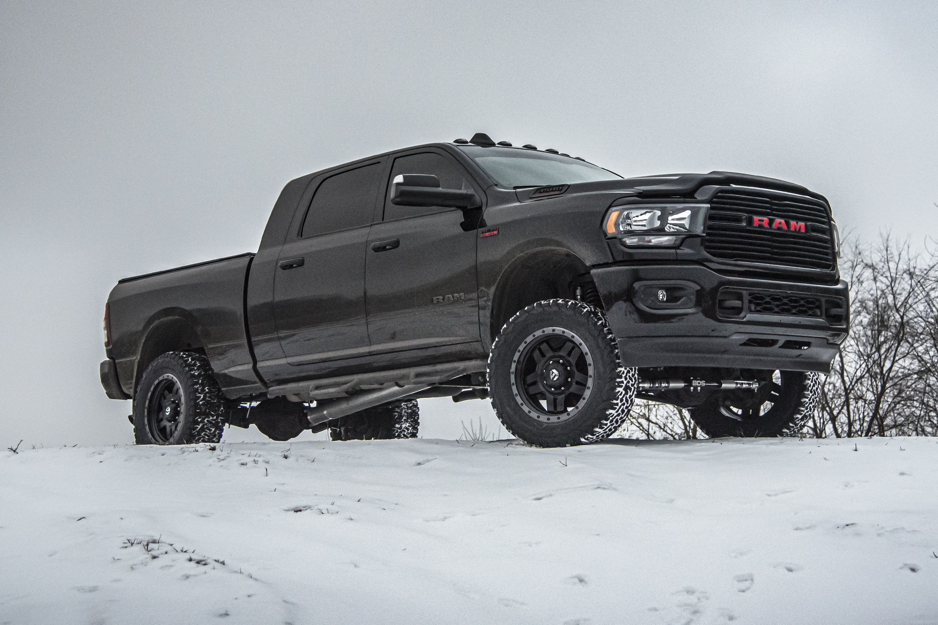 4 Inch Lift Kit w/ 4-Link | Ram 3500 w/ Rear Air Ride (19-24) 4WD | Di ...