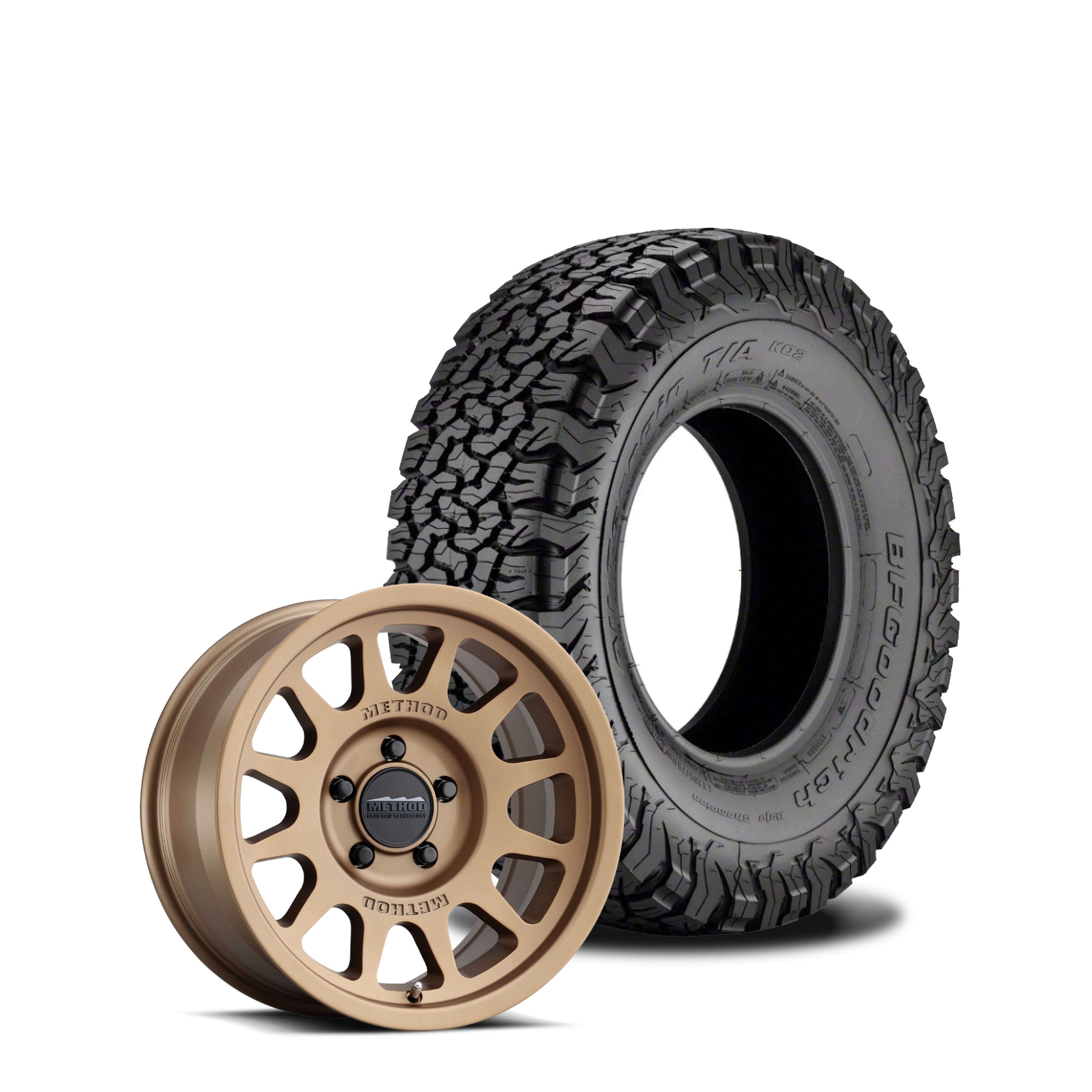 Method 703 17x8.5 Bronze 5x5 | BFG 37x12.5 All Terrain KO2 | Mounted & – SportTruck USA
