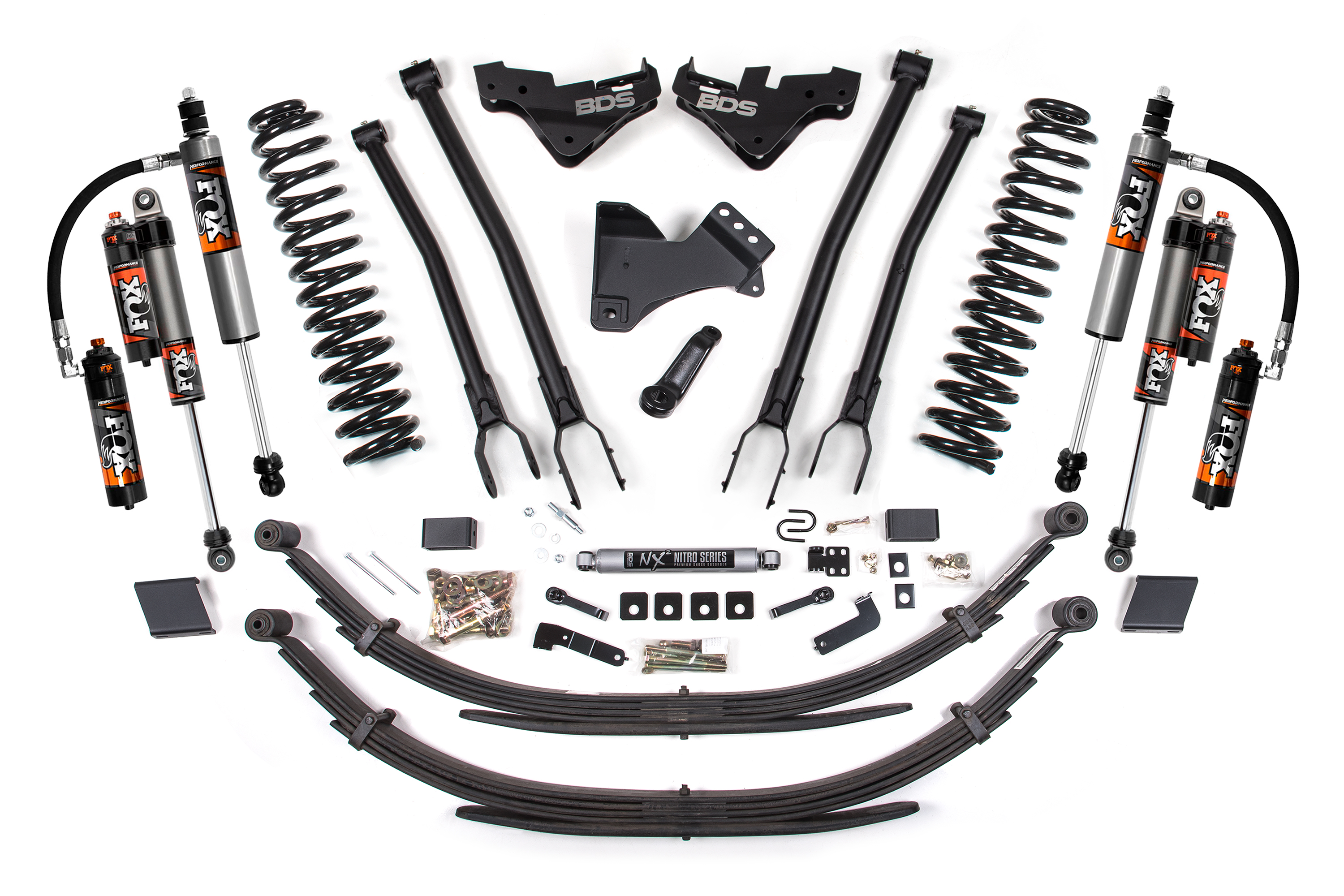 5 Inch Lift Kit w/ 4-Link | Ford F250/F350 Super Duty (23-26) 4WD | Di ...