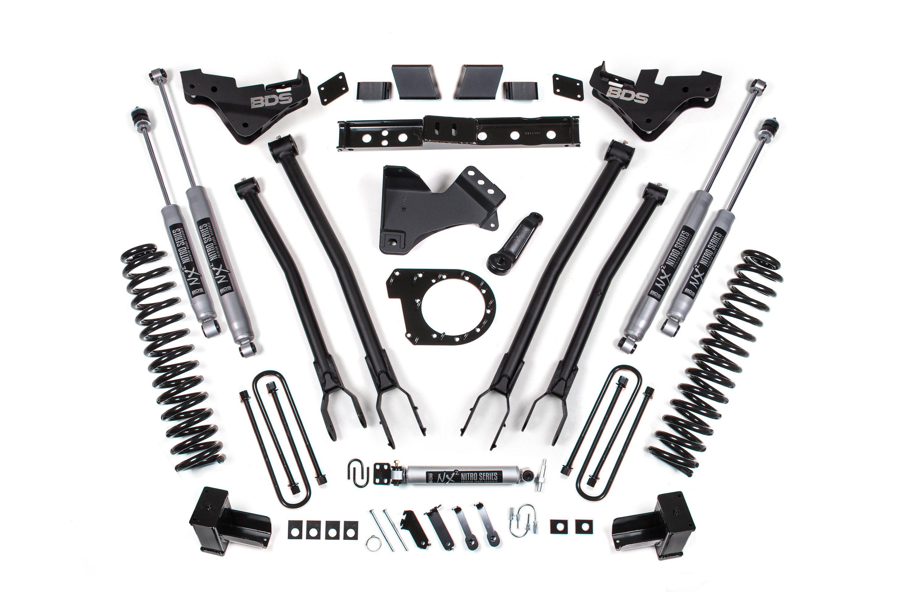 7-Inch 4-Link Lift Kit | Ford F350 Super Duty DRW (23-26) Diesel 4WD ...