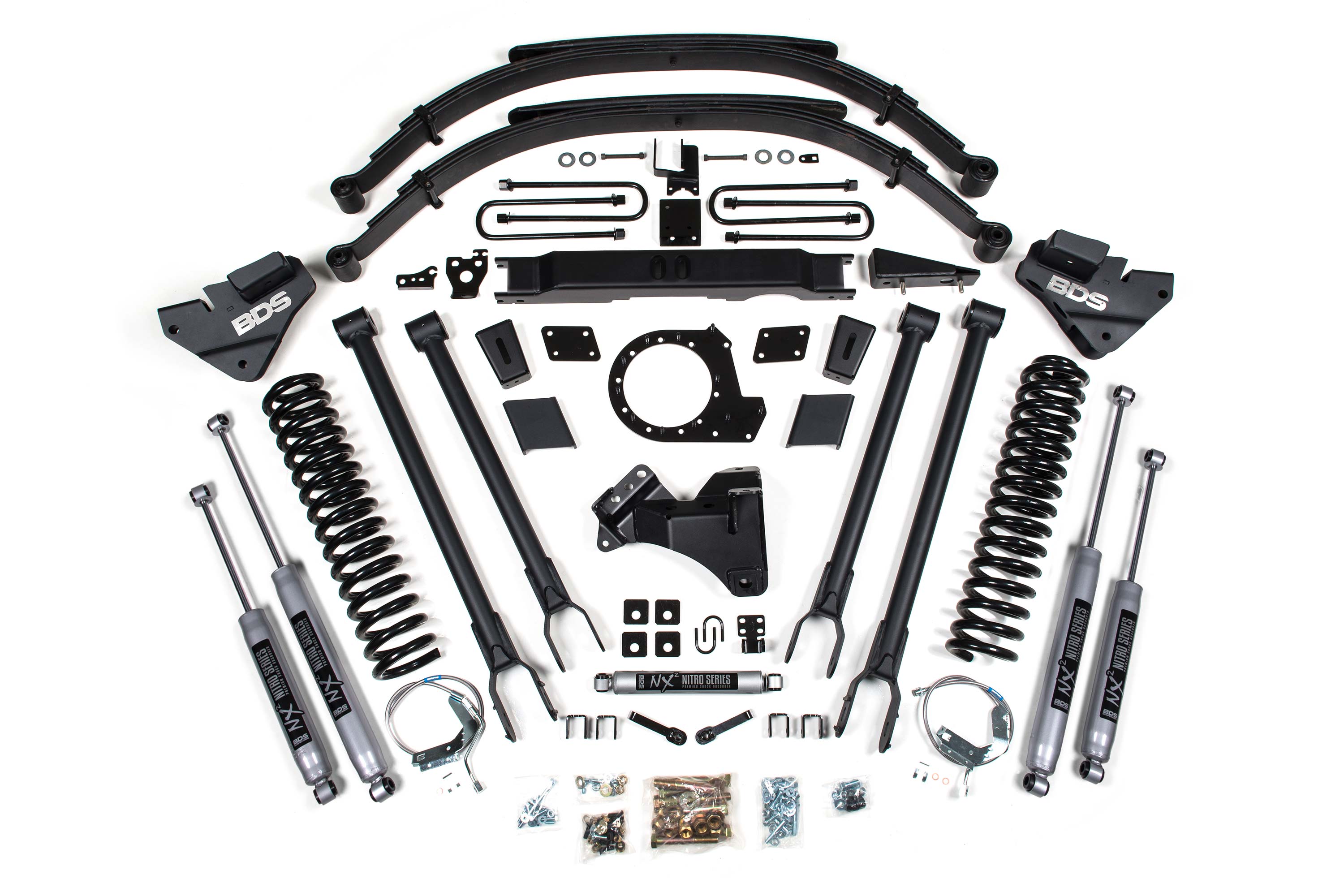 9 Inch Lift Kit w/ 4-Link | Ford F250/F350 Super Duty (20-22) 4WD | Di ...