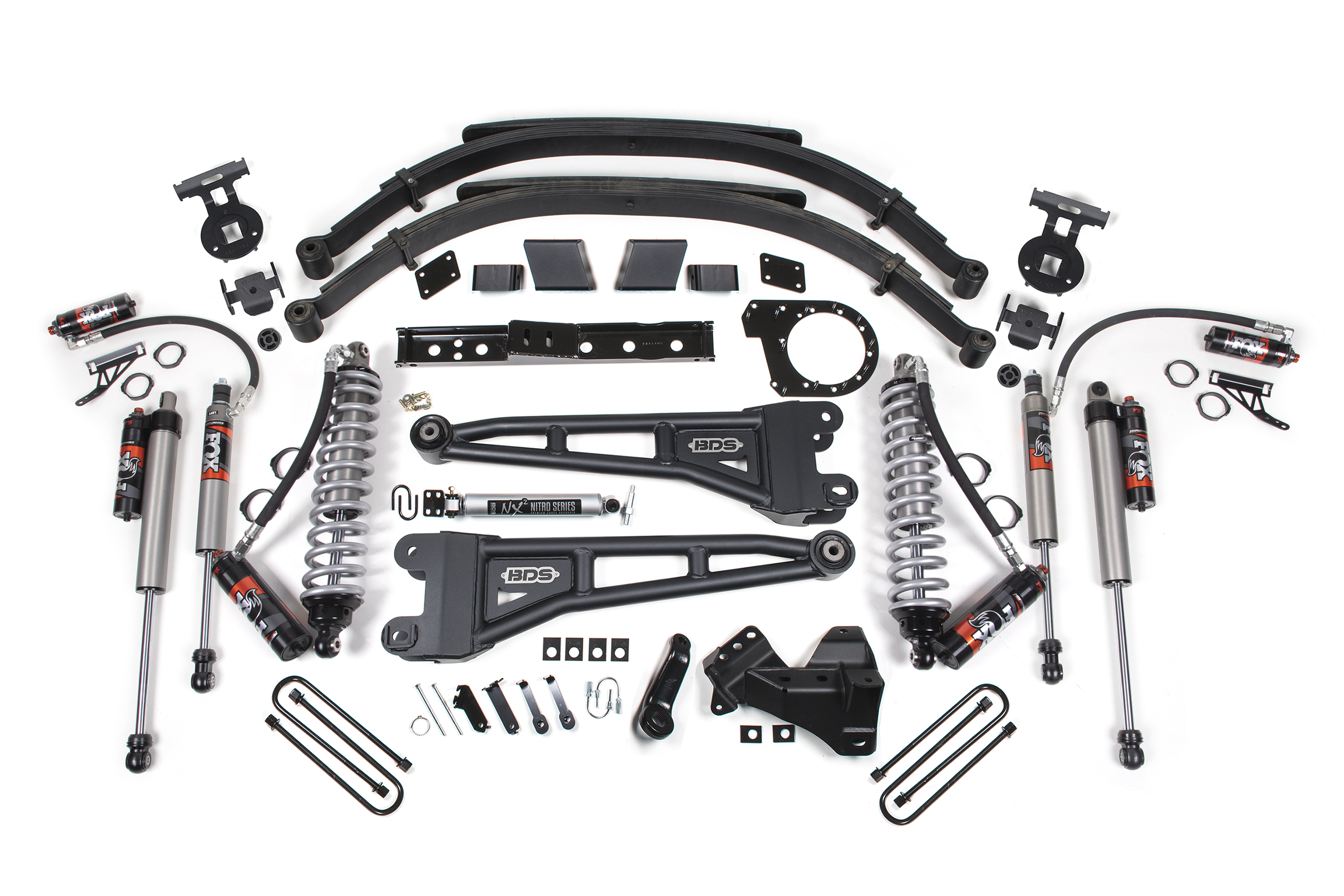 7 Inch Lift Kit w/ Radius Arm | FOX 2.5 Performance Elite Coil-Over Co ...