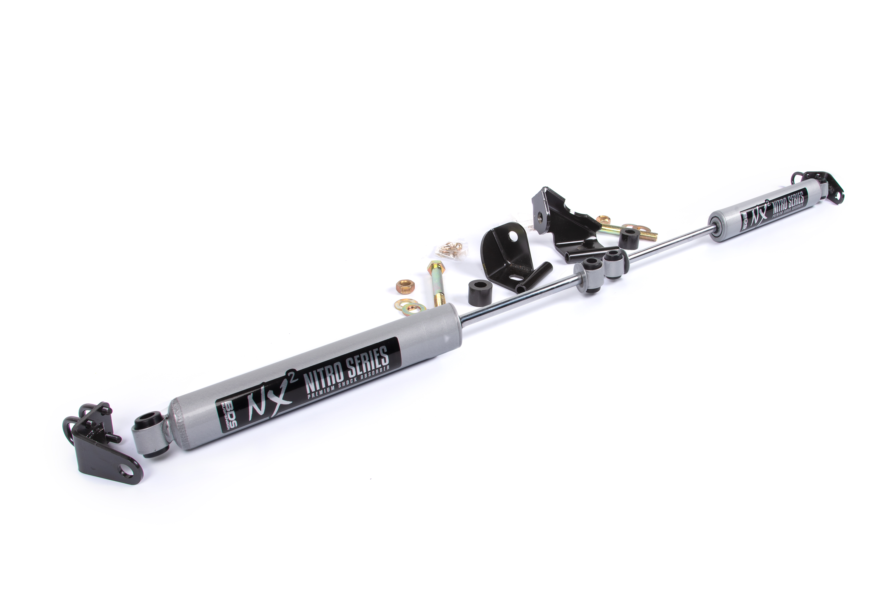 Dual Steering Stabilizer Kit w/ NX2 Shocks | Ford F150 (04-08) 4WD | W ...