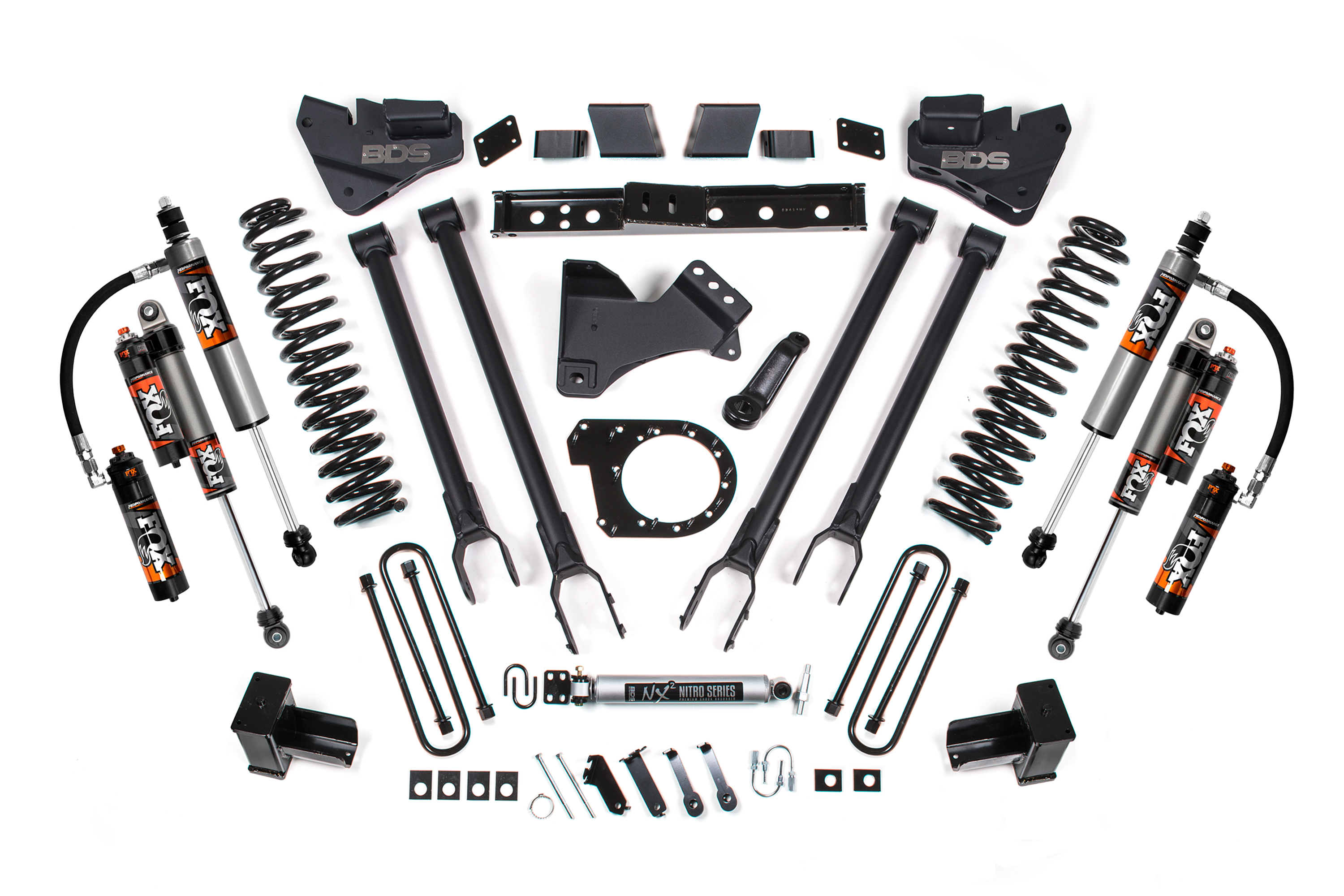 7 Inch Lift Kit w/ 4-Link | Ford F250/F350 Super Duty (20-22) 4WD | Di ...