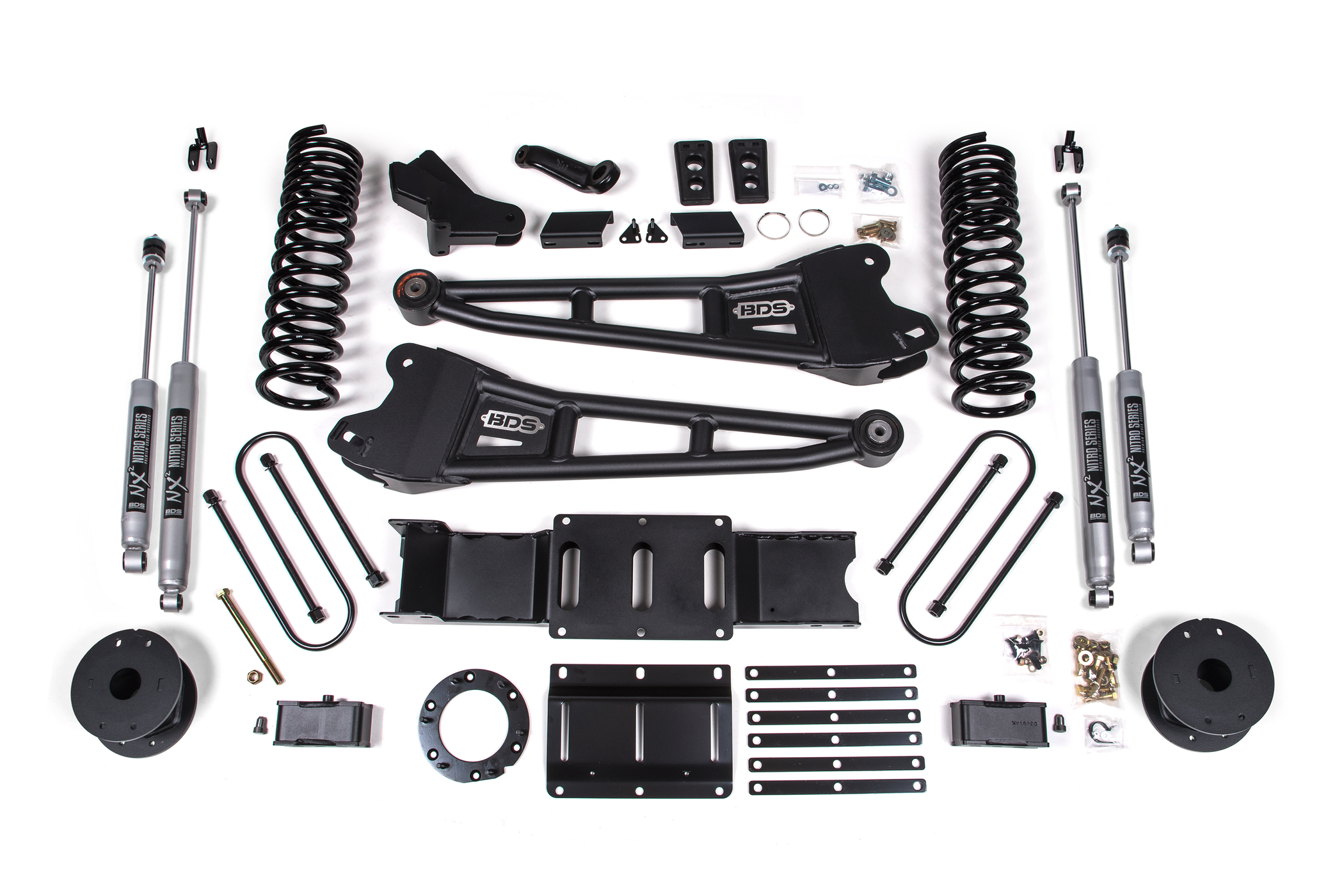 4 Inch Lift Kit w/ Radius Arm | Ram 3500 w/ Rear Air Ride (19-24) 4WD ...