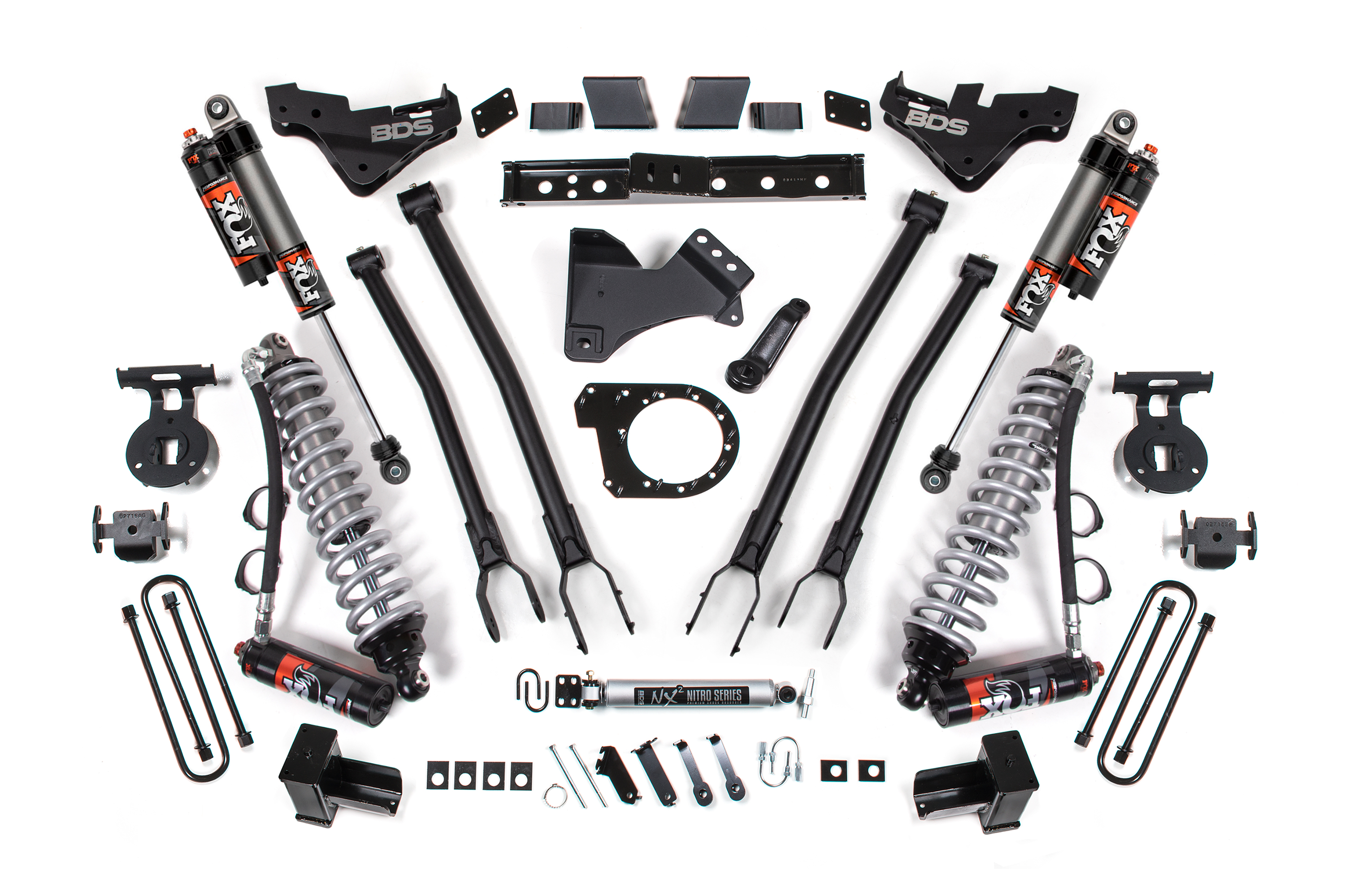 7 Inch Lift Kit w/ 4-Link | FOX 2.5 Performance Elite Coil-Over Conver ...
