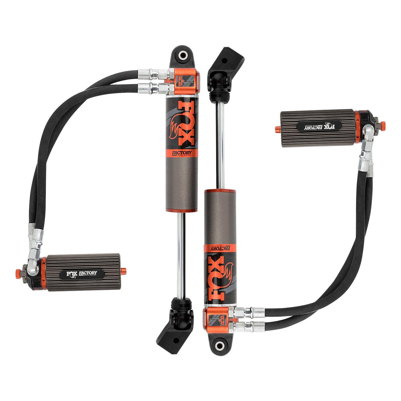 FOX 3.0 Remote Reservoir Front Shocks Adjustable | Factory Race Series ...