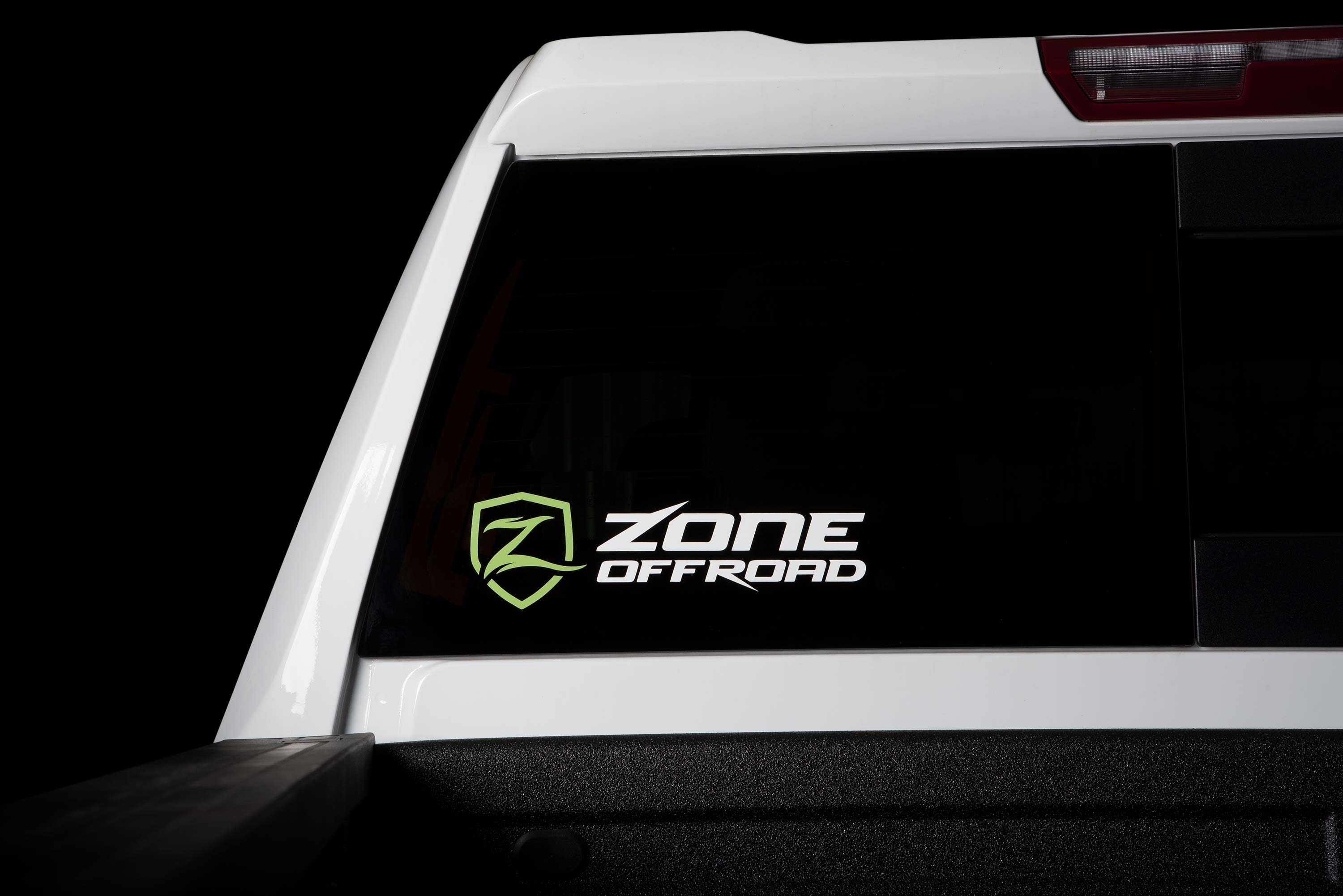 Zone Vinyl Logo Decal - Green + White – Zone Offroad